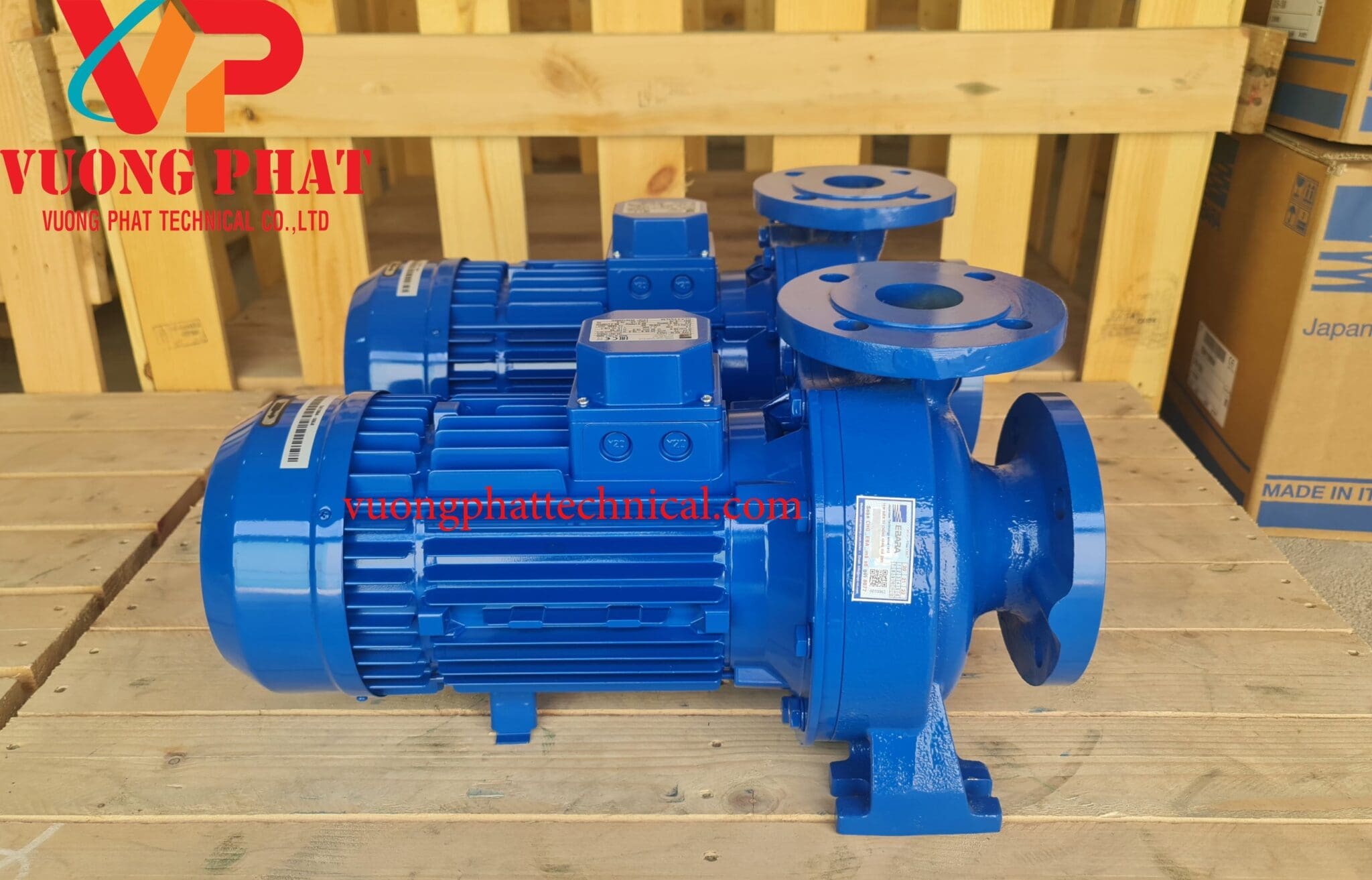 Bơm Trục Ngang Ebara 3D 40-200/5.5 7.5HP - Chính Hãng