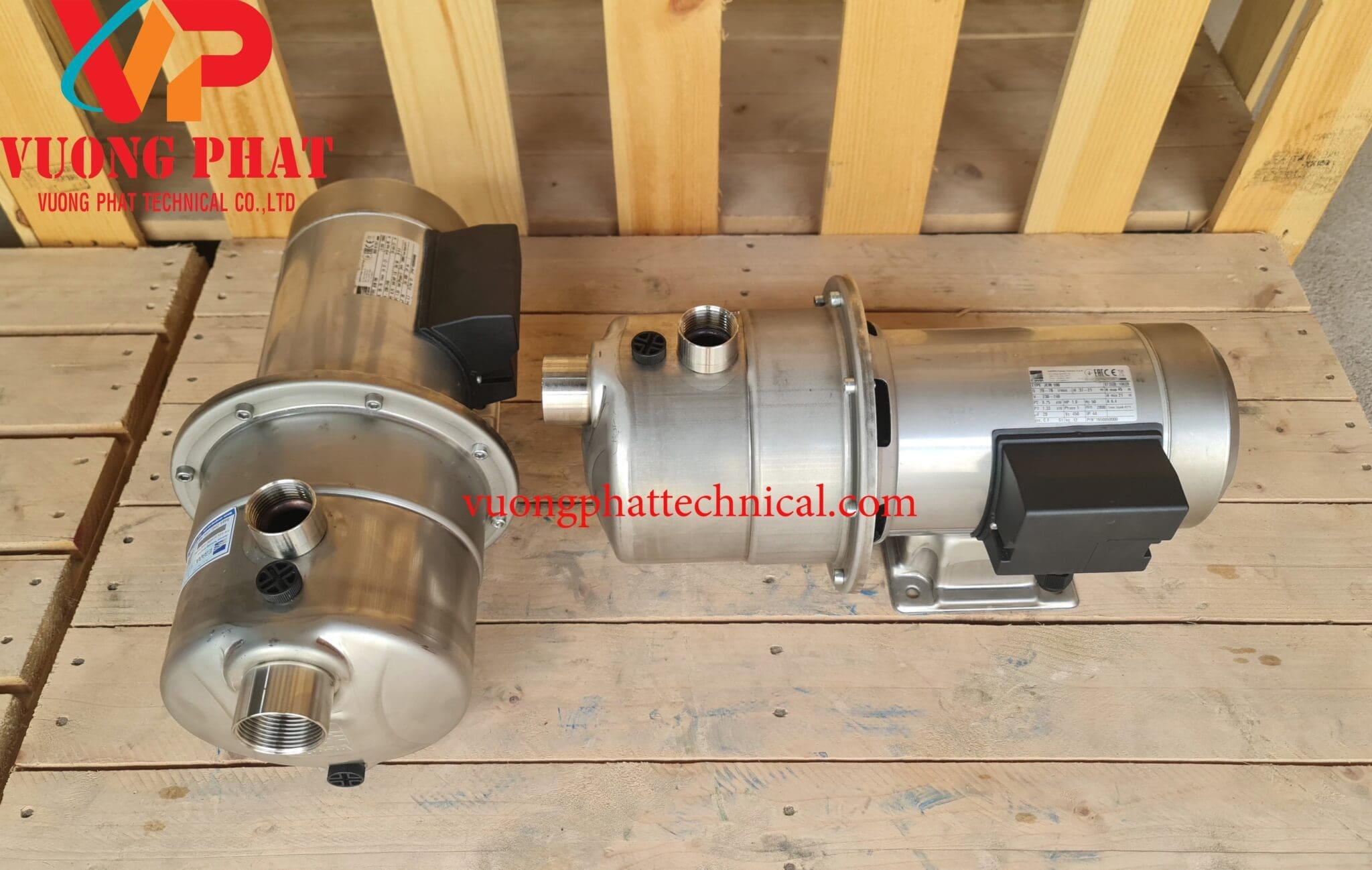 Bơm Ly Tâm Trục Ngang Ebara JEM 100 1HP Chính Hãng